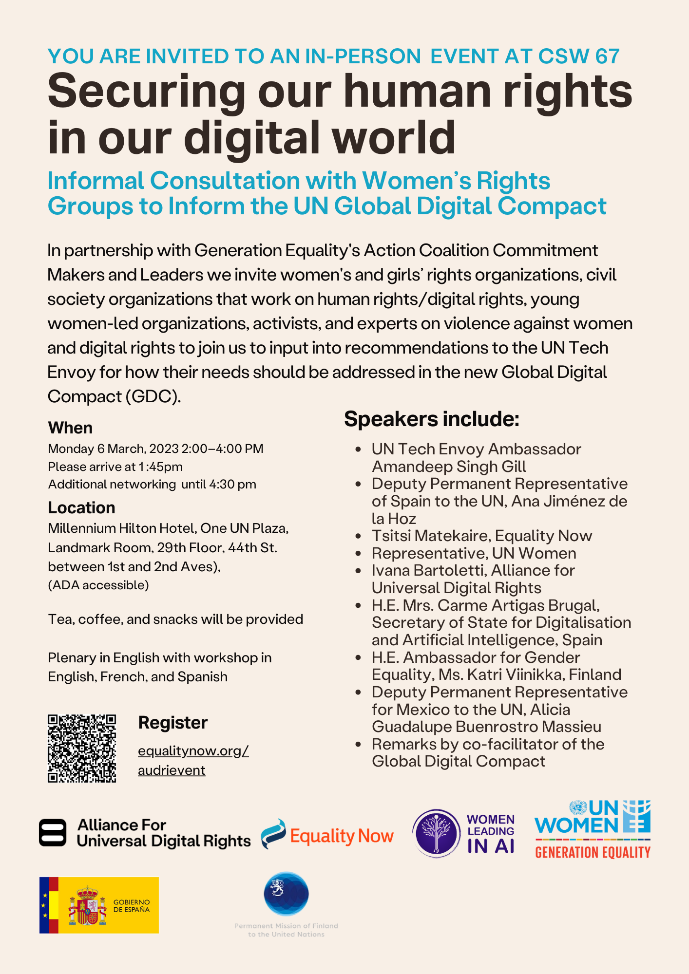 Join us at CSW in New York – Women Leading in AI